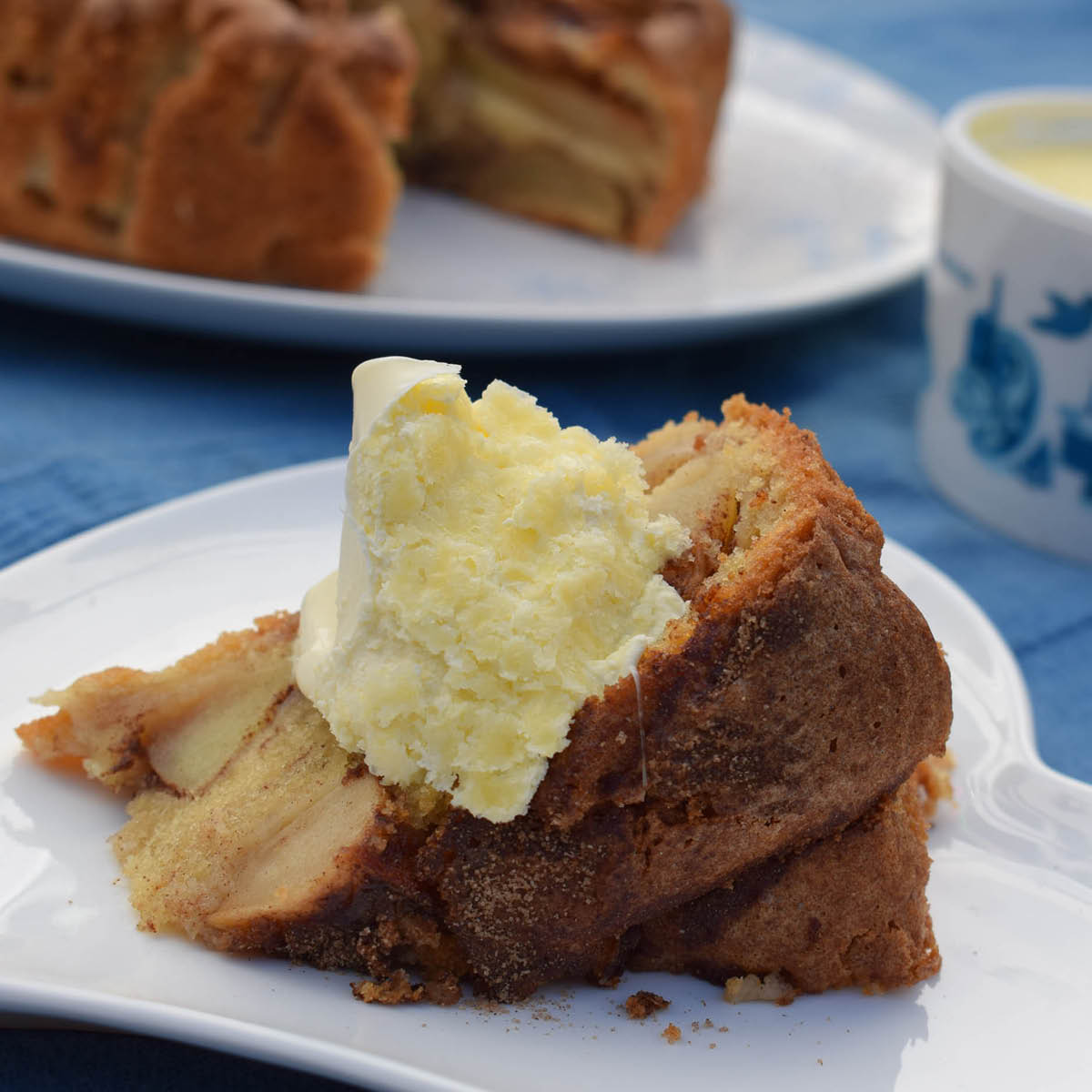 Liz's Cornish Apple Cake - Callestock Courtyard